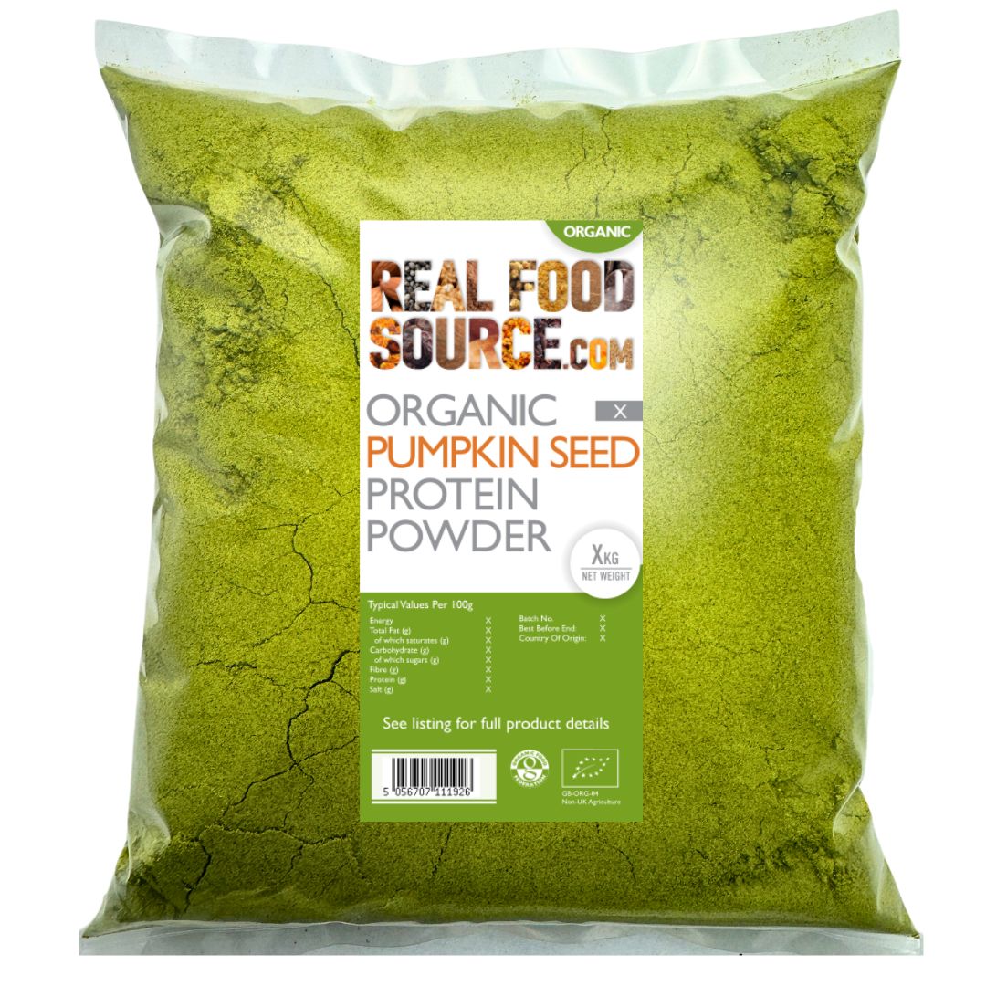 Organic Pumpkin Seed Protein Powder (Toasted) – RealFoodSource