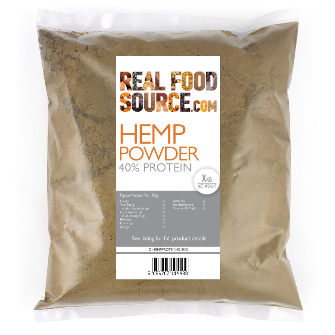 Hemp Protein Powder 40% 2kg Savvy Saver Pack – RealFoodSource