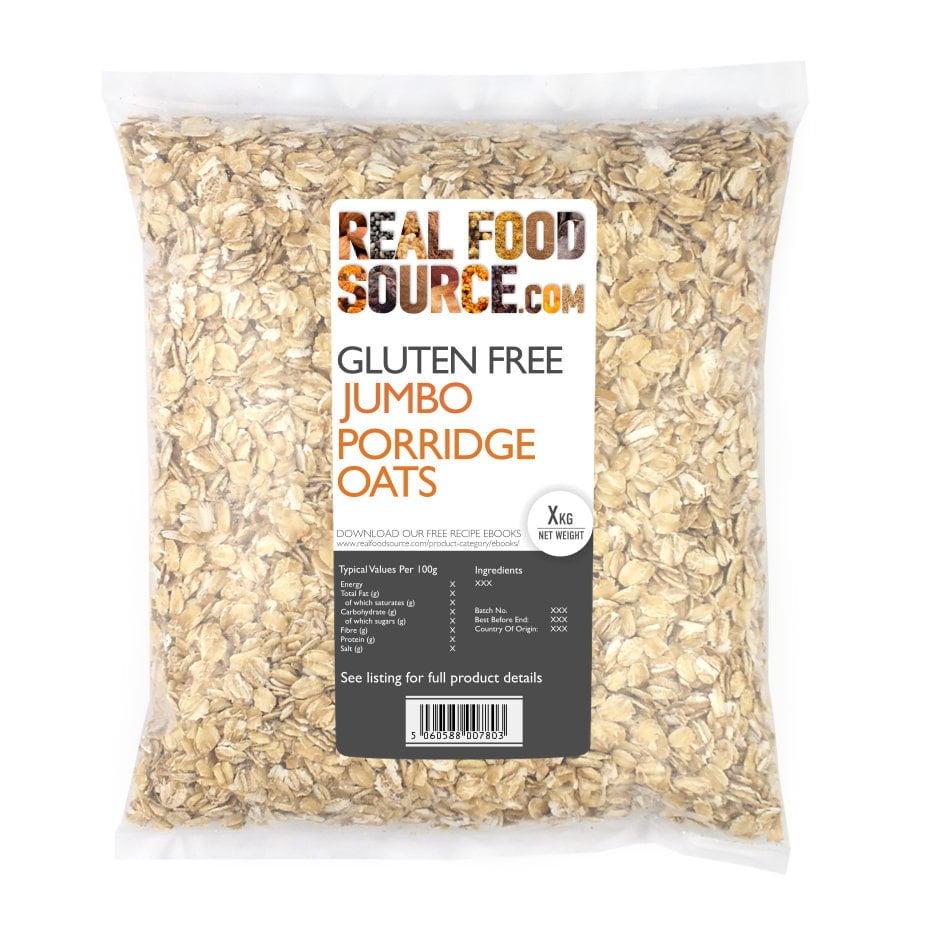Gluten Free Jumbo Porridge Oats Savvy Saver Pack 2.5kg – RealFoodSource