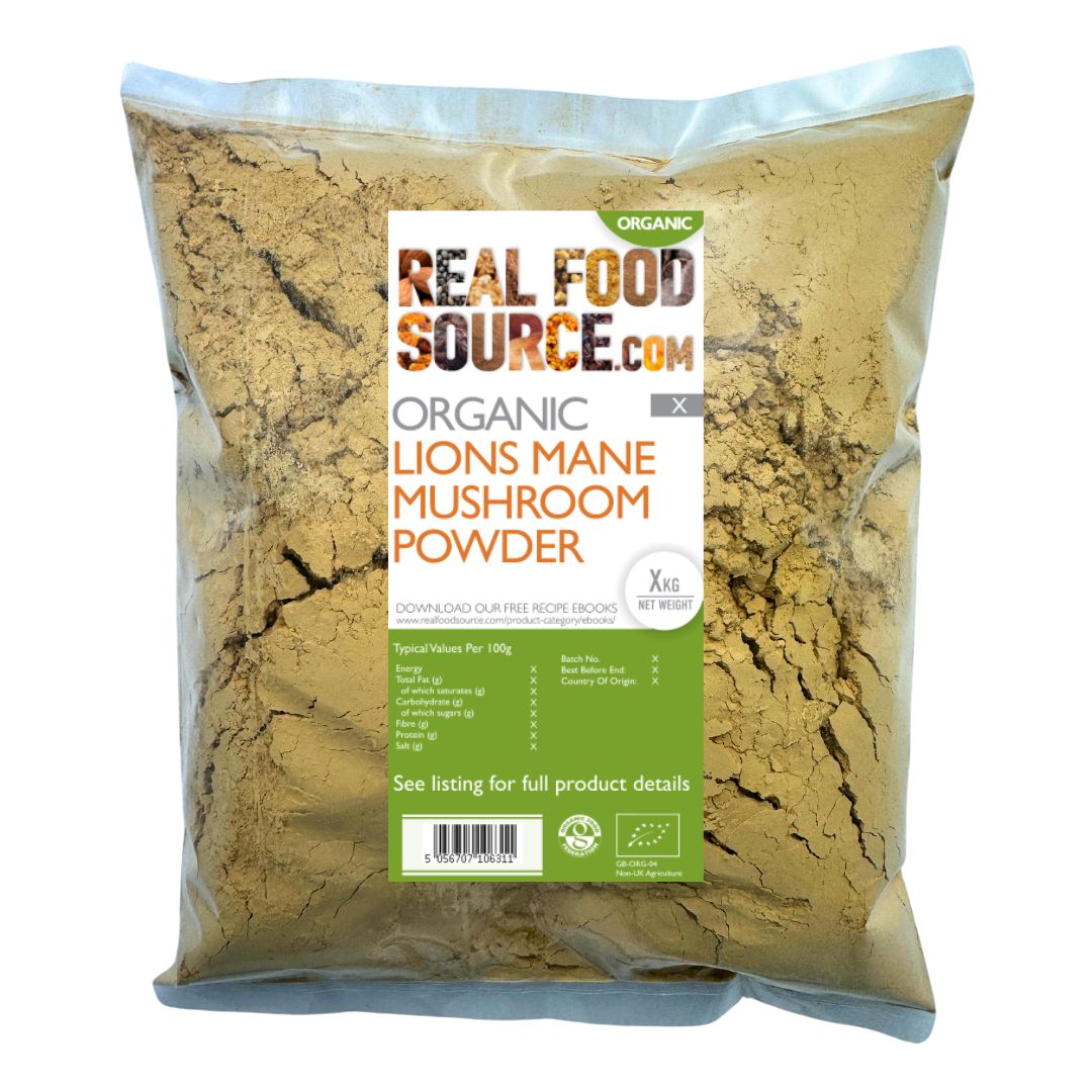 Organic Lion's Mane Mushroom Powder – RealFoodSource