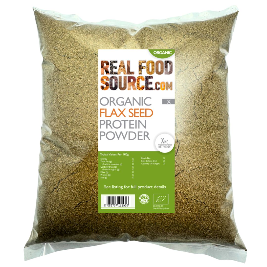 Organic Flaxseed Protein Powder – RealFoodSource