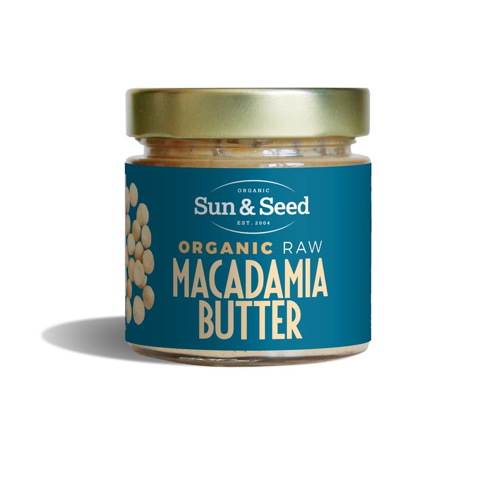 Sun and Seed - Organic Raw Macadamia Butter 200g – RealFoodSource