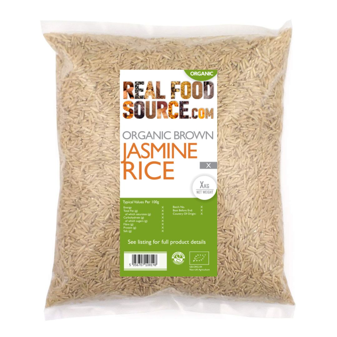 Organic Brown Jasmine Rice Savvy Saver Pack 2.5kg – RealFoodSource