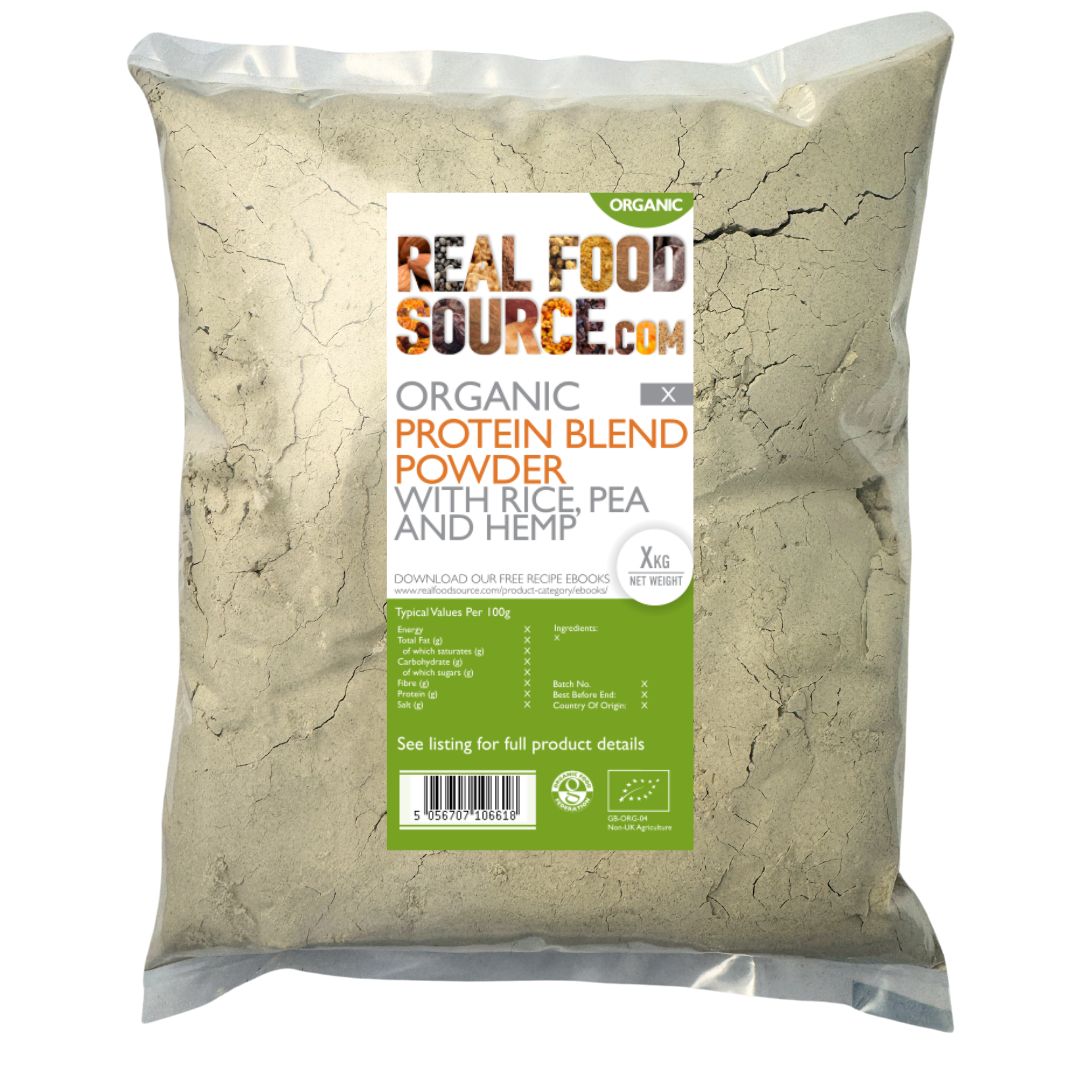 Organic Vegan Protein Blend Powder – RealFoodSource