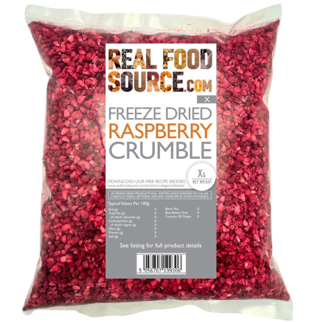 Freeze Dried Raspberry Crumble – RealFoodSource