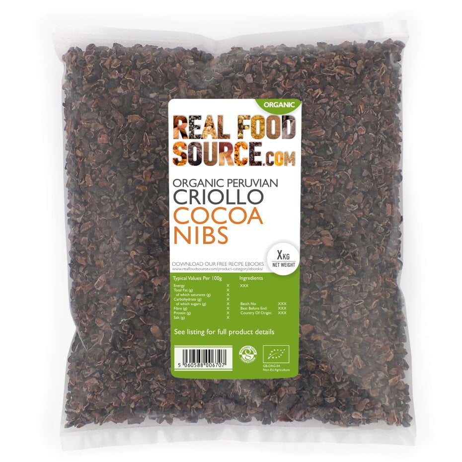 Organic Peruvian Criollo Cocoa Nibs – RealFoodSource