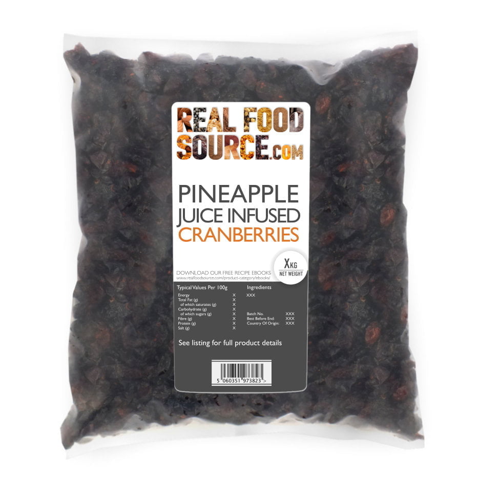 Cranberries infused with Pineapple Juice – RealFoodSource