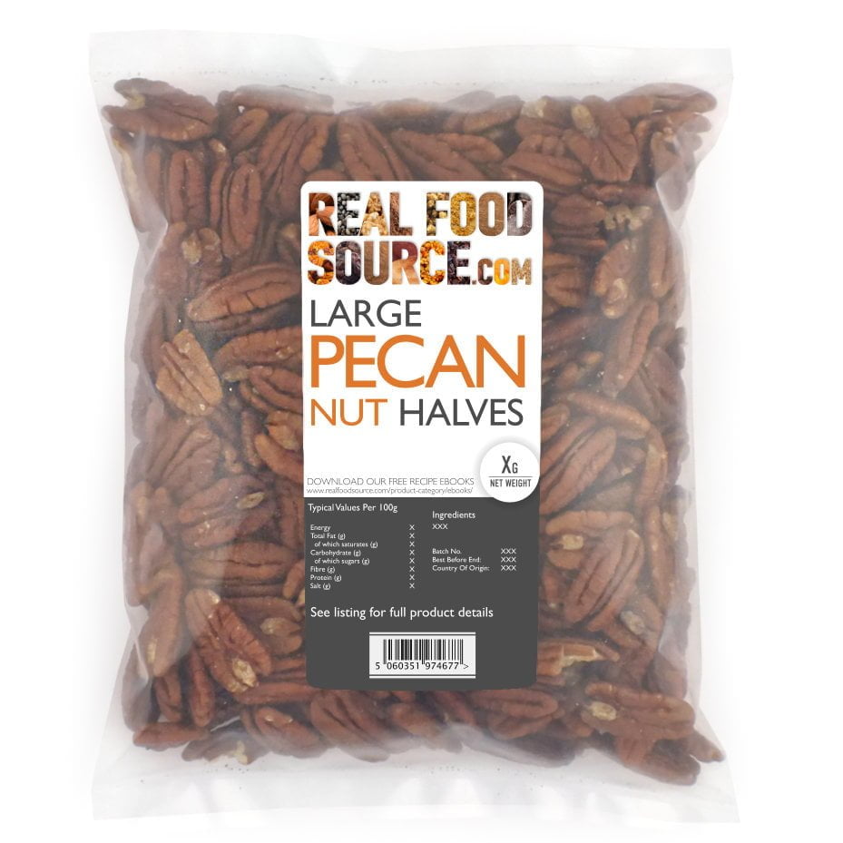 Large Pecan Nut Halves – RealFoodSource
