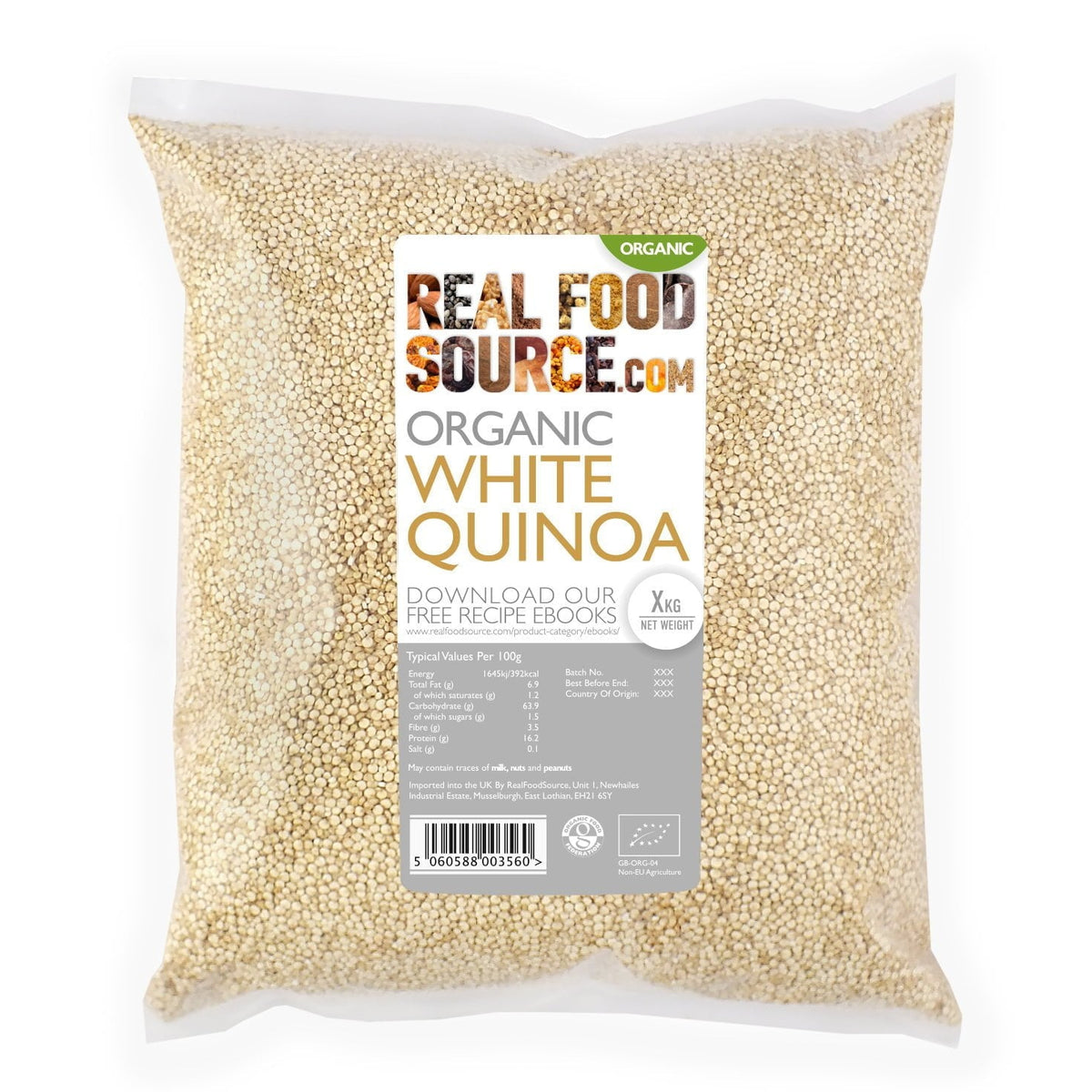 Organic White Quinoa – RealFoodSource