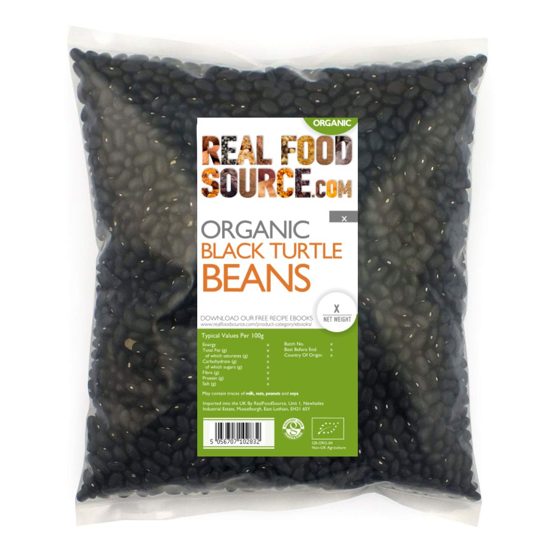 Organic Black Turtle Beans 2.5kg Savvy Saver Pack – RealFoodSource